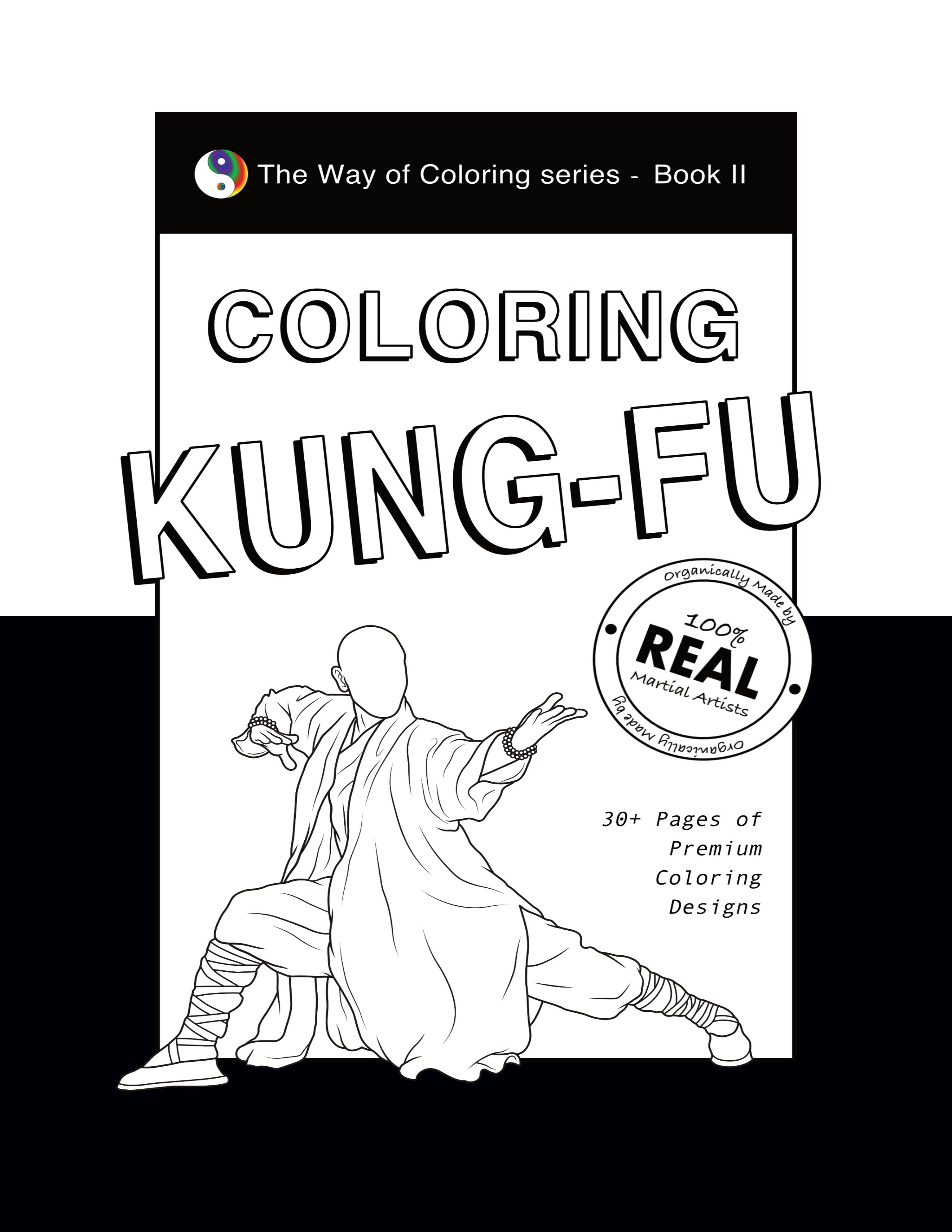 "Coloring Kung-fu" Coloring Book – The Way Of Coloring